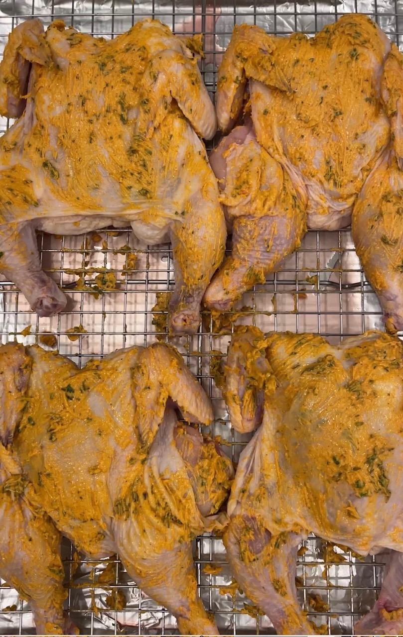 Cajun Roasted Cornish Hens