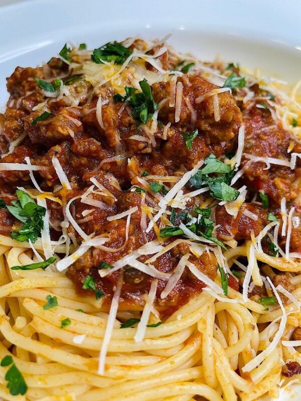 Spaghetti with meat sauce