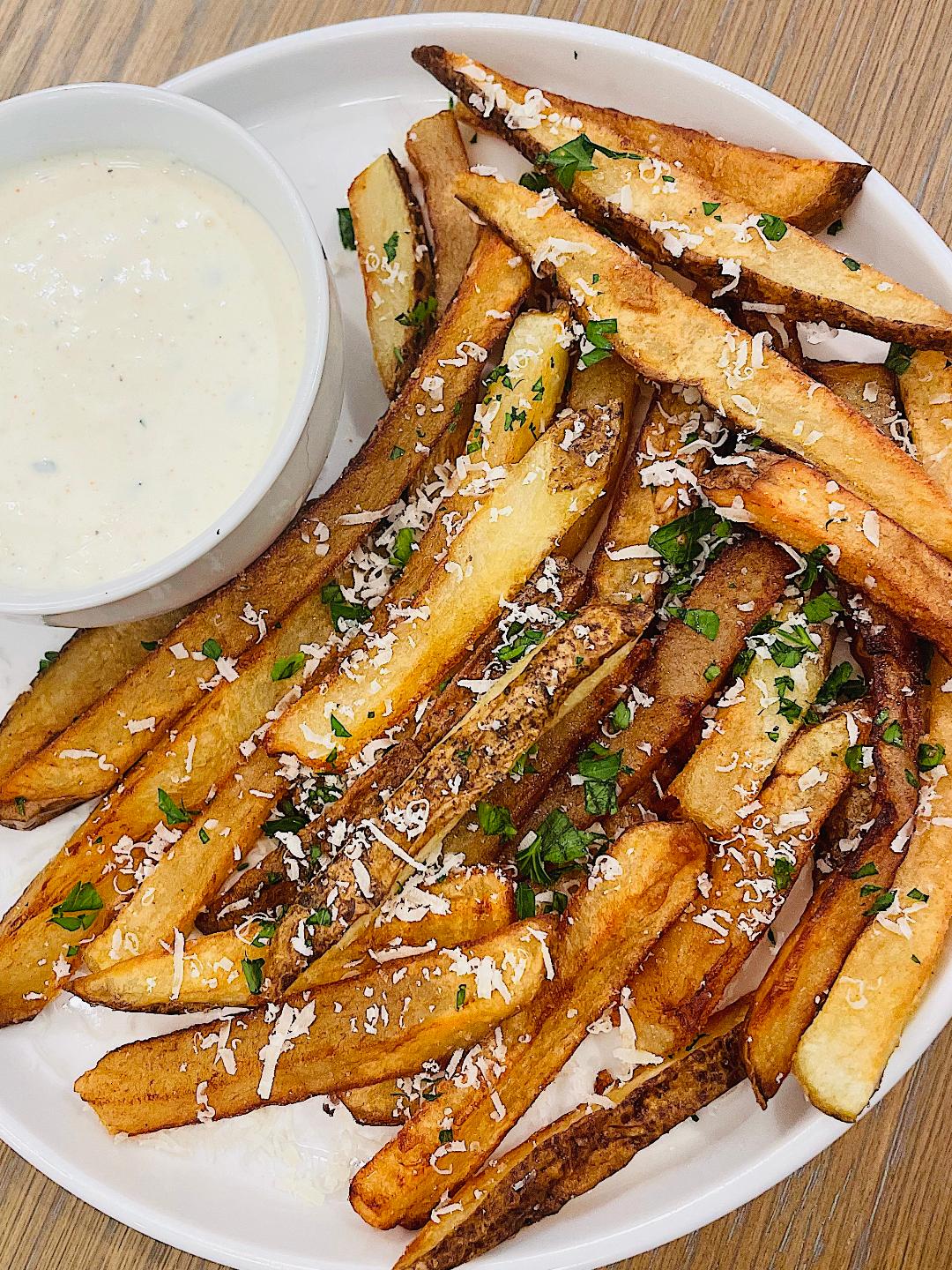 Parmesan Truffle Fries - Yel's Kitchen