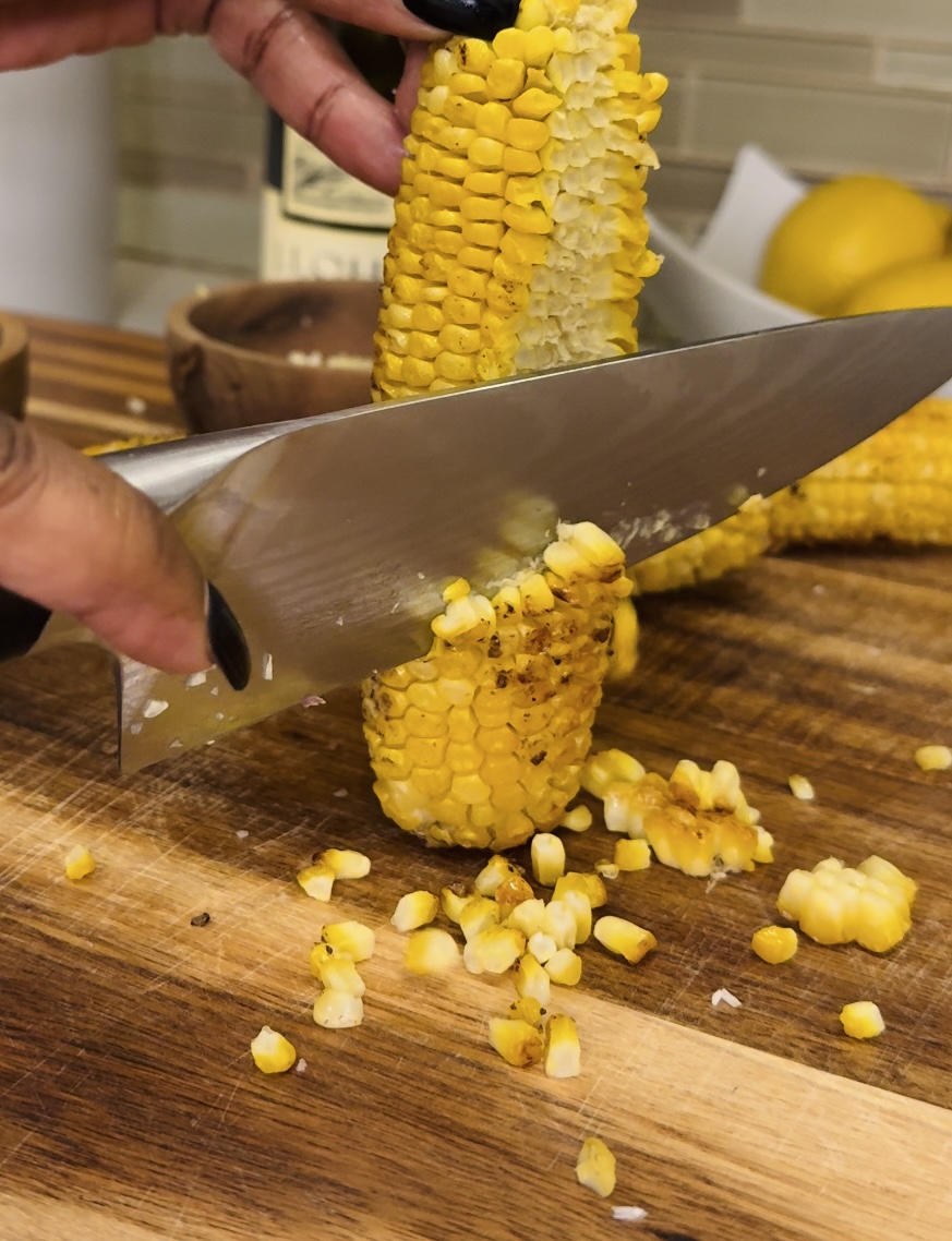 Roasted Corn & Crab Risotto