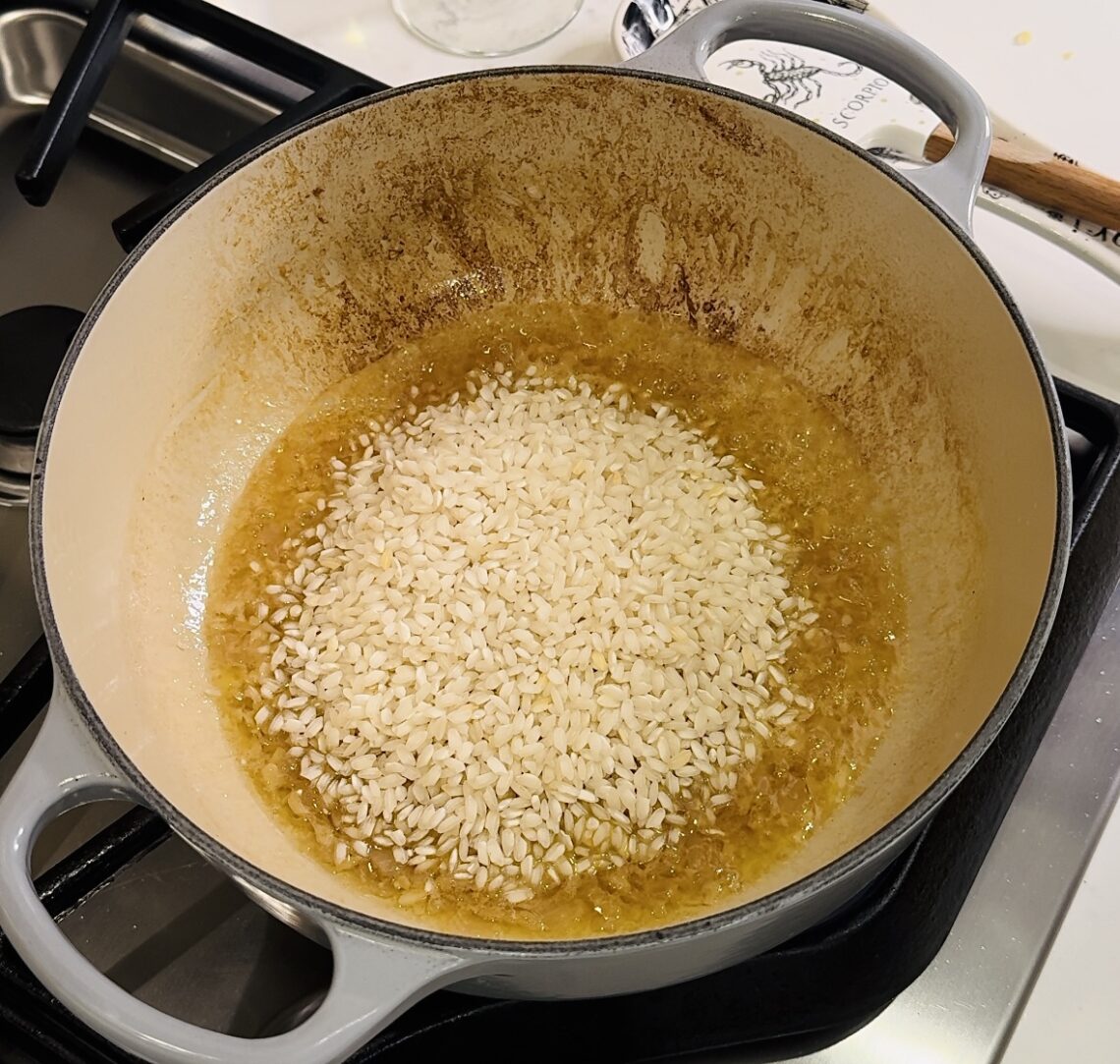 Roasted Corn & Crab Risotto