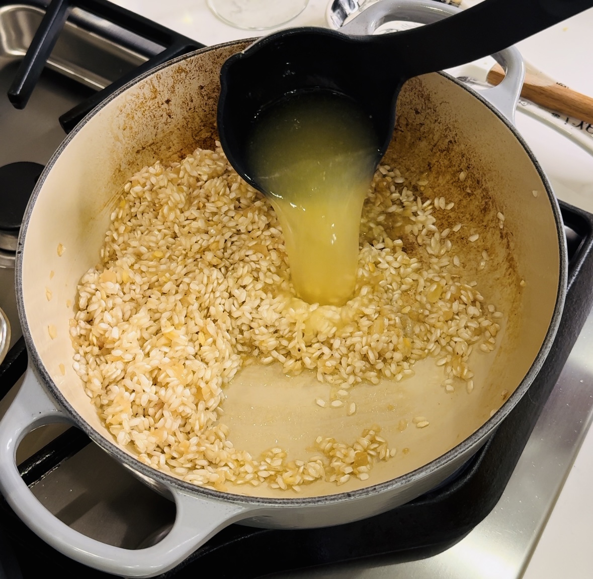 Roasted Corn & Crab Risotto