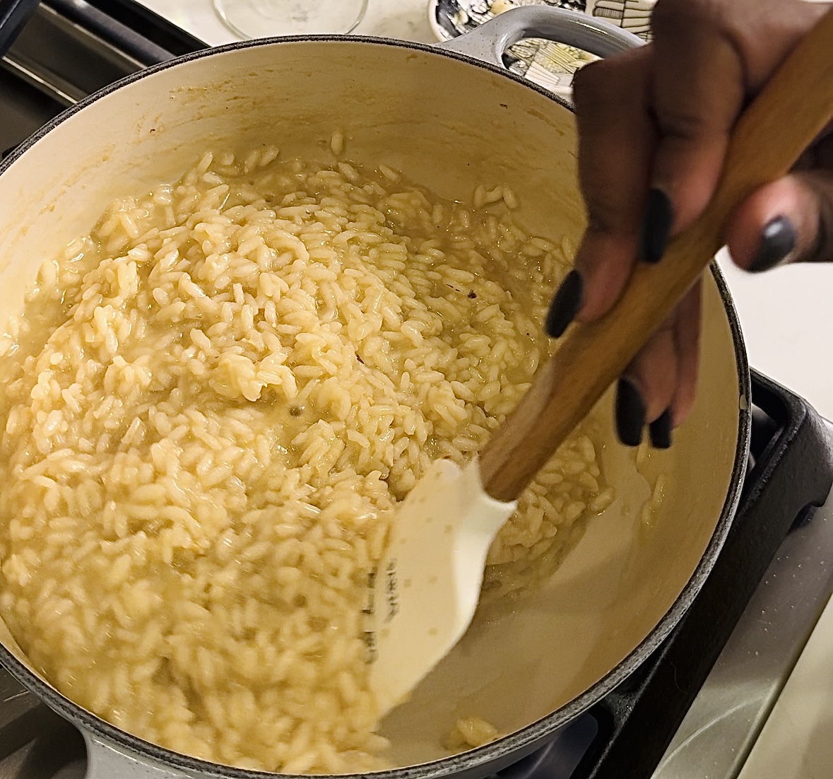 Roasted Corn & Crab Risotto